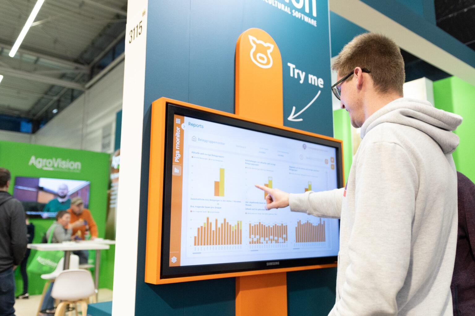 Die PigVision Mobile App ist für jedes Gerät geeignet, auch für IOS ...